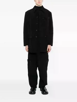 Yohji Yamamoto Tab-detail Padded Jacket