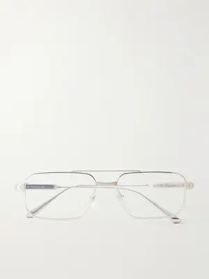Cartier Santos De Aviator-style -tone Glasses