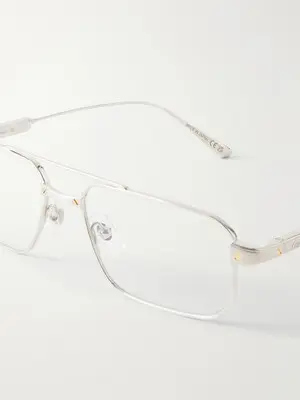 Cartier Santos De Aviator-style -tone Glasses