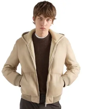Prada Shearling Bomber Jacket