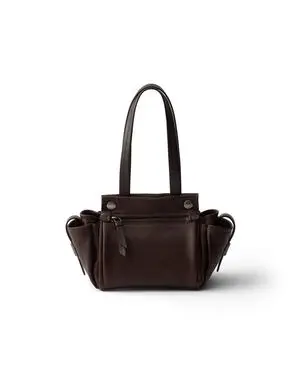Prada Route Leather Mini Tote Bag