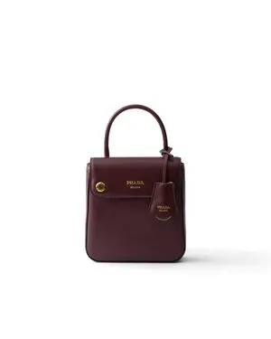 Prada Carry Mini Leather Handbag - Red
