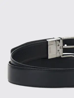 Giorgio Armani Reversible Leather Belt With Pin Buckle