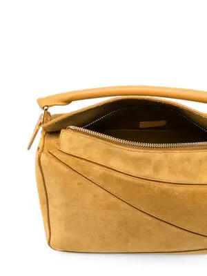 Loewe Puzzle Featherlight Small Leather Handbag - Multicolor