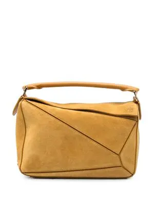 Loewe Puzzle Featherlight Small Leather Handbag - Multicolor