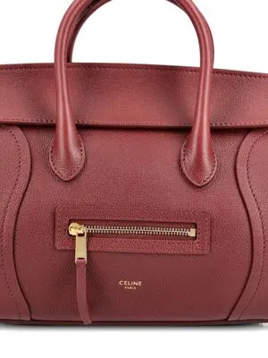 Celine Luggage Medium Leather Tote