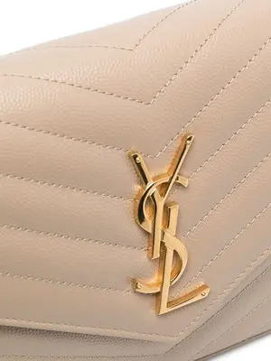 Saint Laurent Cassandre Leather Wallet On Chain