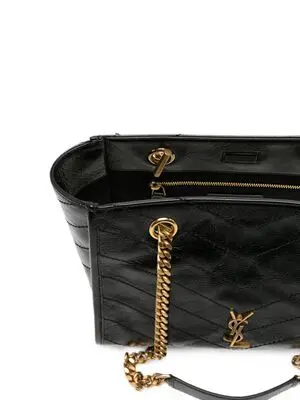 Saint Laurent Niki Small Leather Tote Bag