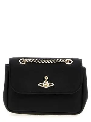 VIVIENNE WESTWOOD Small Purse Chain' Shoulder Bag - Black