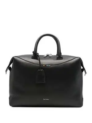 Paul Smith Leather Duffle Bag - Multicolor
