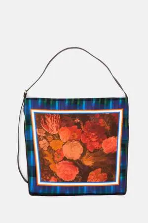 Dries Van Noten Printed Viscose Scarf Shoulder Bag - Multicolor