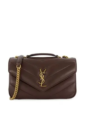 Saint Laurent Loulou Small Suede Leather Shoulder Bag - Multicolor