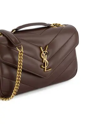 Saint Laurent Loulou Small Suede Leather Shoulder Bag - Multicolor