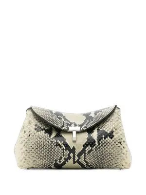 TOTEME T-lock Leather Mini Clutch - Multicolor