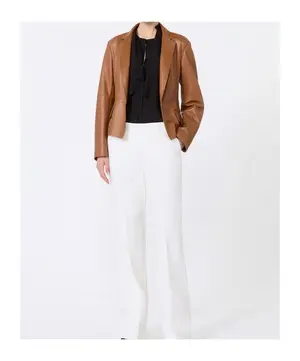 Max Mara Ruffled Silk Charmeuse Shirt