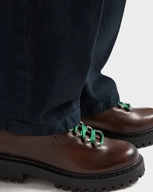 Prada Leather Lace-up Shoes