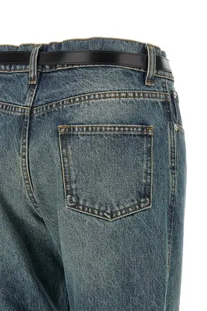 Coperni Dries Van Noten Straight Leg Suspended Jeans