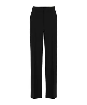 Elisabetta Franchi Lightweight Crêpe Fabric Trousers