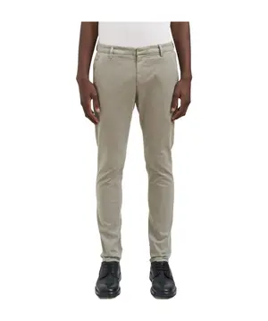 DONDUP Tapered-fit Casual Trousers With Zip Details - Multicolor