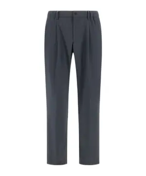 Herno Logo Casual Pants - Gray