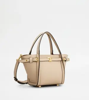 TOD'S Sac Shopping T Signature En Cuir Mini