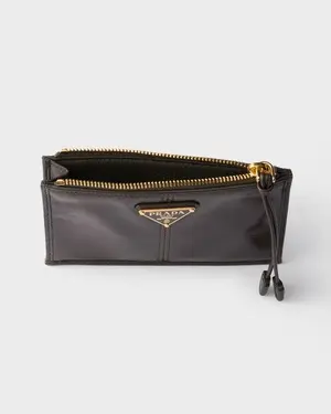 Prada Leather Card Holder With Zipper
