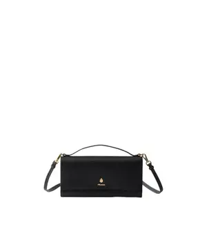 Prada Mini Saffiano Leather Wallet Black