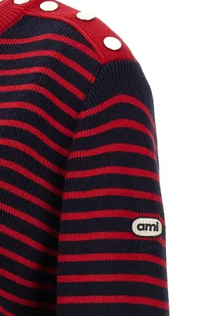 AMI Paris Marinière' Sweater - No