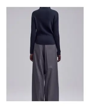 Issey Miyake Misty Pleats Shirt - Black
