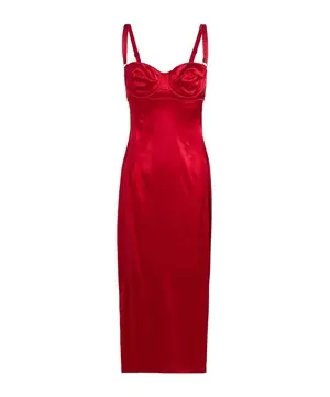 Dolce & Gabbana Solid Color Lace Slip Dress