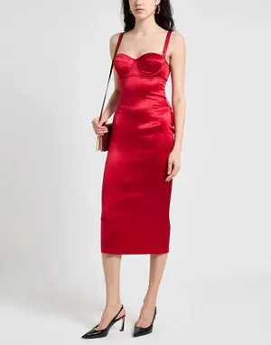 Dolce & Gabbana Solid Color Lace Slip Dress