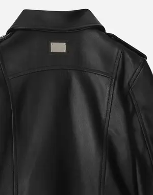 Dolce & Gabbana Leather Biker Jacket