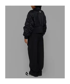 Dolce & Gabbana Satin Bomber Jacket With Tag