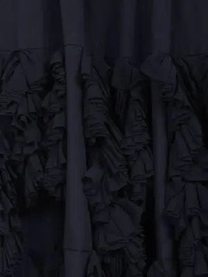 Comme Des Garçons Layered Ruffle Midi Skirt