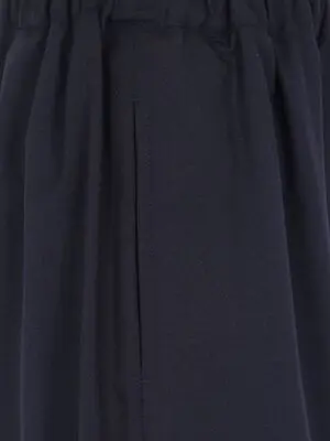 Comme Des Garçons Elasticated Waistband Wide Leg Pants