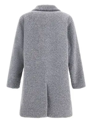 Herno Long-sleeved Button-up Coat - Gray