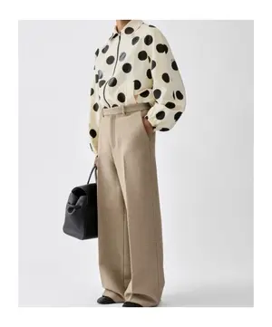 Jacquemus Pressed-crease Wide-leg Trousers