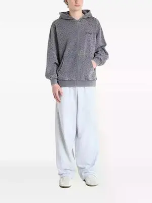RIPNDIP Ripngems Zip-up Hoodie - Grey