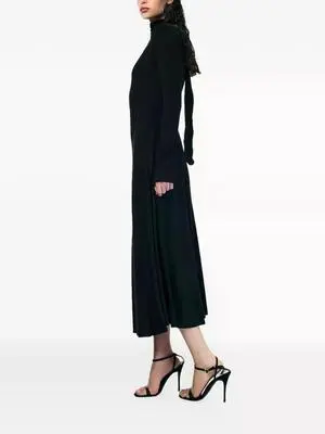 ANDRA ANDREESCU Cut-out Tie-fastening Midi Dress