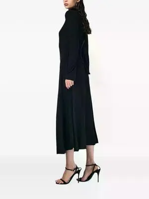 ANDRA ANDREESCU Cut-out Tie-fastening Midi Dress