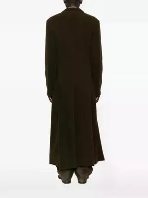Yohji Yamamoto Single-breasted Notched-lapels Coat