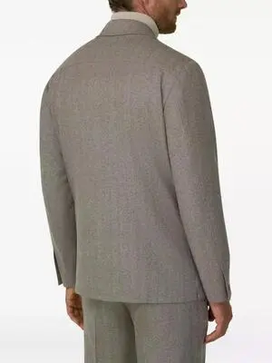 Boggi Milano Shacket Herringbone Wool