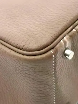 Hermès Mini Lindy Leather Shoulder Bag - Brown
