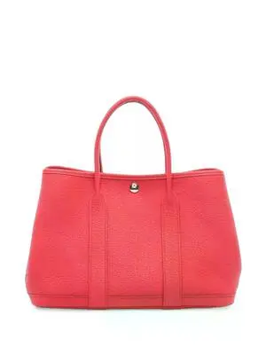 Hermès 2015 Tpm Garden Party Tote Bag - Red