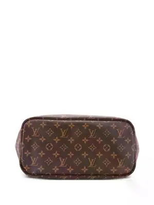 LOUIS VUITTON Neverfull Nm Monogram Canvas Mm Tote Bag - Brown