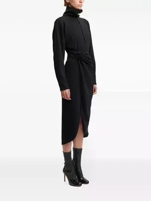 16Arlington Mis Knot-detail Midi Dress