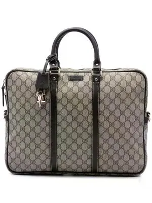 Gucci 2016-2026 Gg Supreme Business Bag - Neutrals