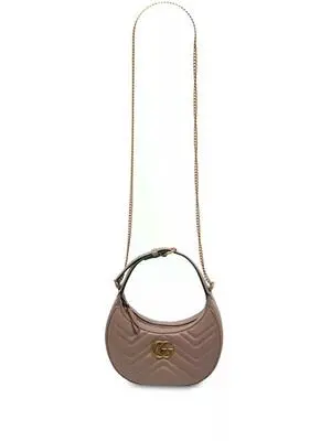 Gucci 2000-2015 Mini Gg Marmont Half Moon Satchel