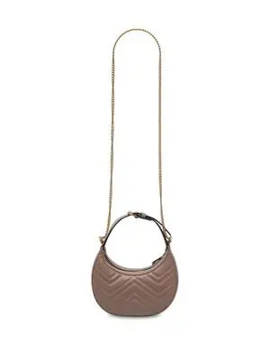 Gucci 2000-2015 Mini Gg Marmont Half Moon Satchel