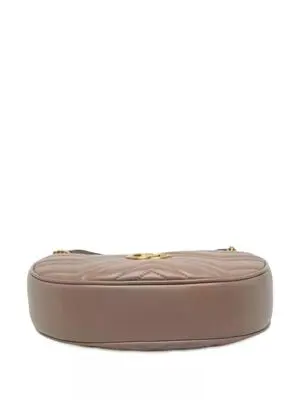Gucci 2000-2015 Mini Gg Marmont Half Moon Satchel